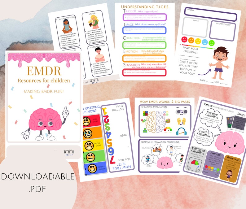 EMDR Resource Booklet for Kids Version 2 - Etsy