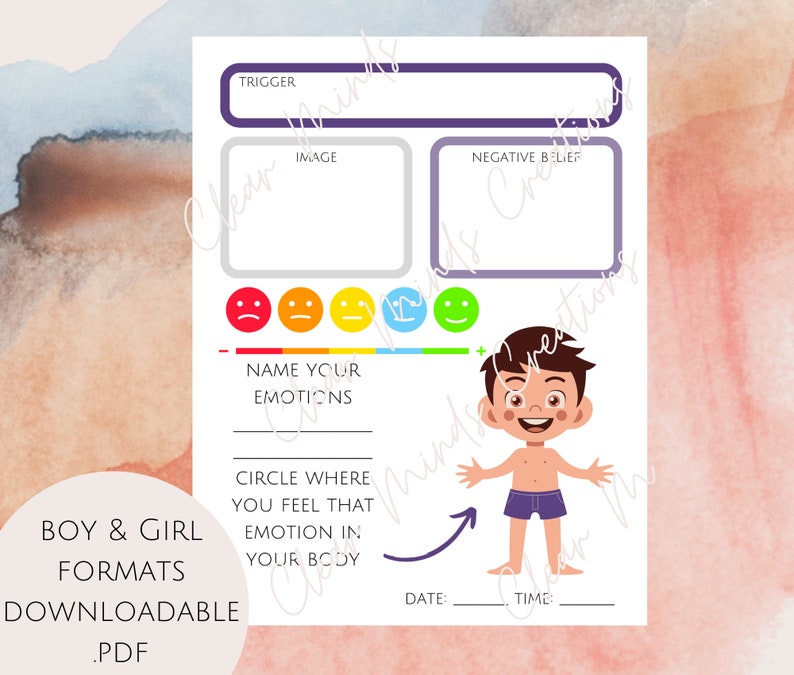 EMDR Resource Booklet for Kids Version 2 - Etsy