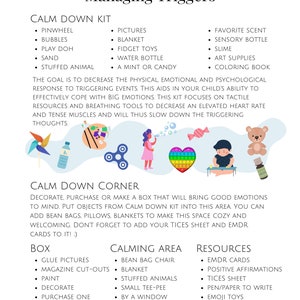 EMDR Resource Cards - Etsy