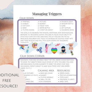 EMDR Resource Cards - Etsy