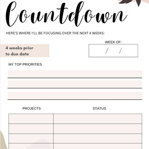 Maternity Leave Template for Working Moms | Digital Download Maternity ...