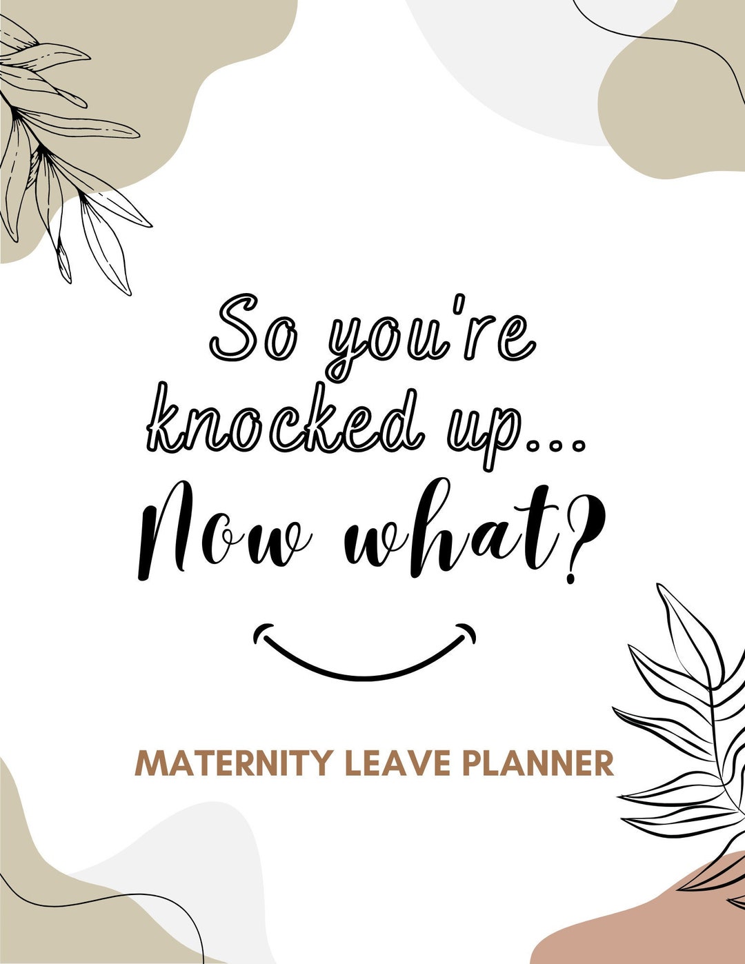 Maternity Leave Template for Working Moms Digital Download - Etsy