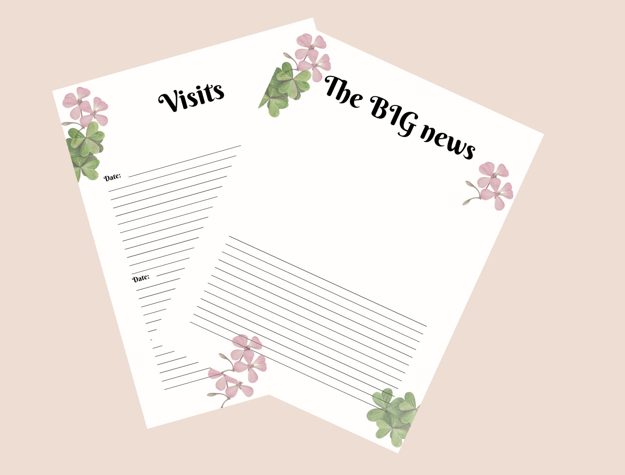 Surrogate Journal,digital Printable PDF File,pregnancy Journal, Baby ...