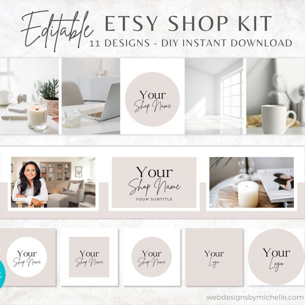 Neutral Color Banner - Etsy