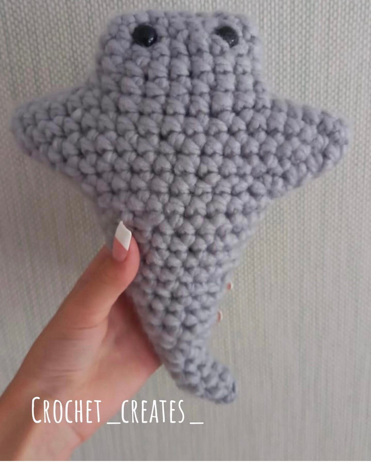 Crochet Pattern: No-sew Stingray Printable PDF Digital Download ...