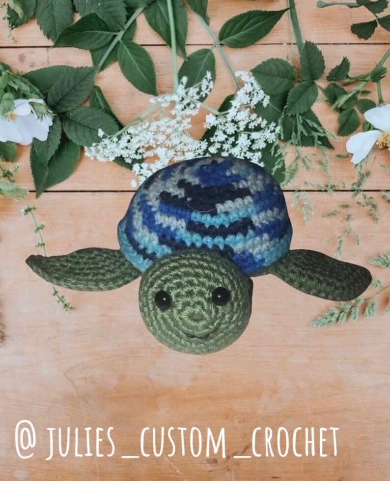 Crochet Pattern: No Sew Sea Turtle Printable PDF Instant - Etsy