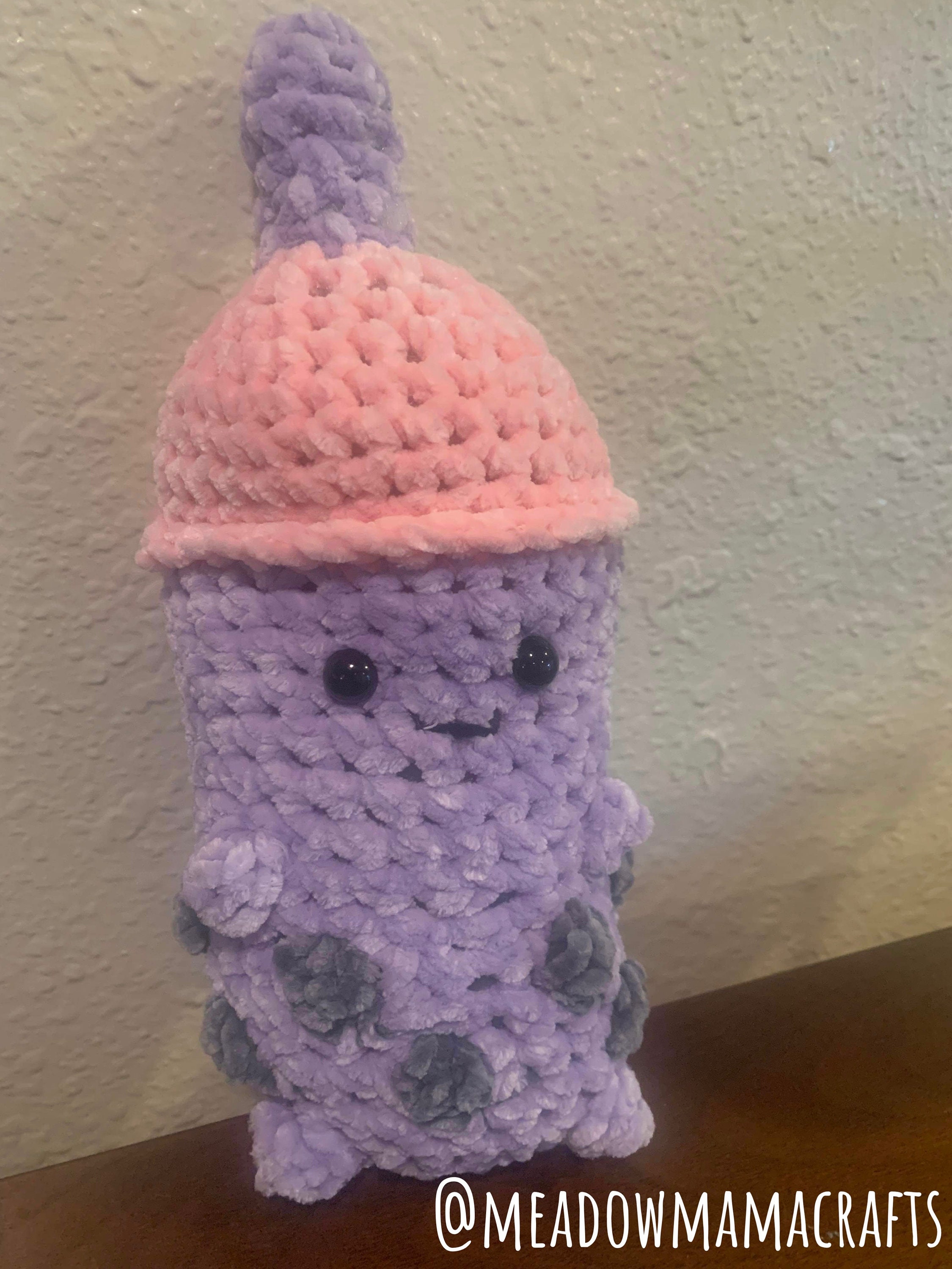 Crochet Pattern: No Sew Boba Buddy Printable PDF Beginner Crochet - Etsy