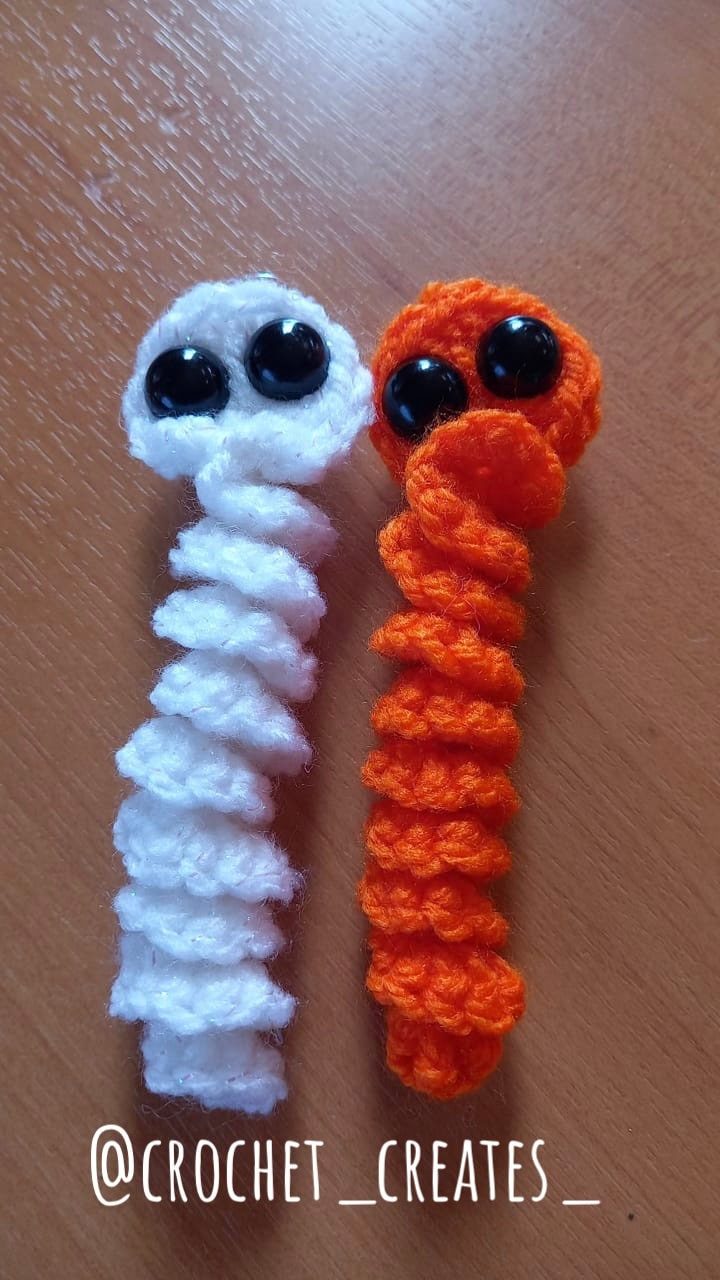 Crochet Pattern: Worry Worm No Sew Printable PDF Note Cards Included ...