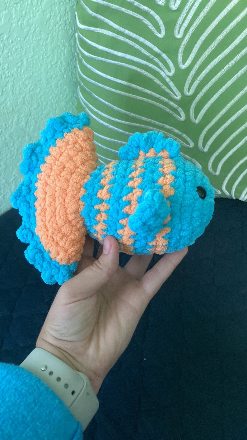 Crochet Pattern: No Sew Fish Printable PDF Instant Download Beginner ...