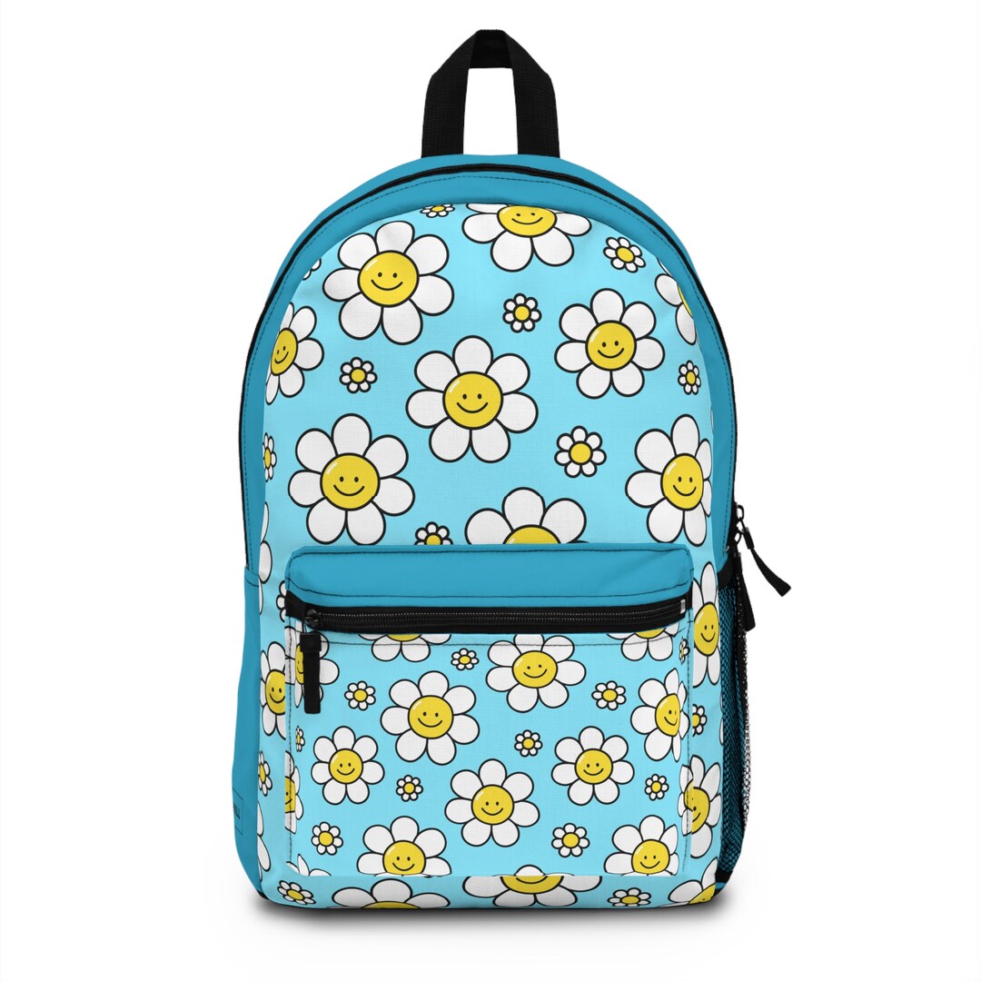 Smiley Flower Backpack - Etsy