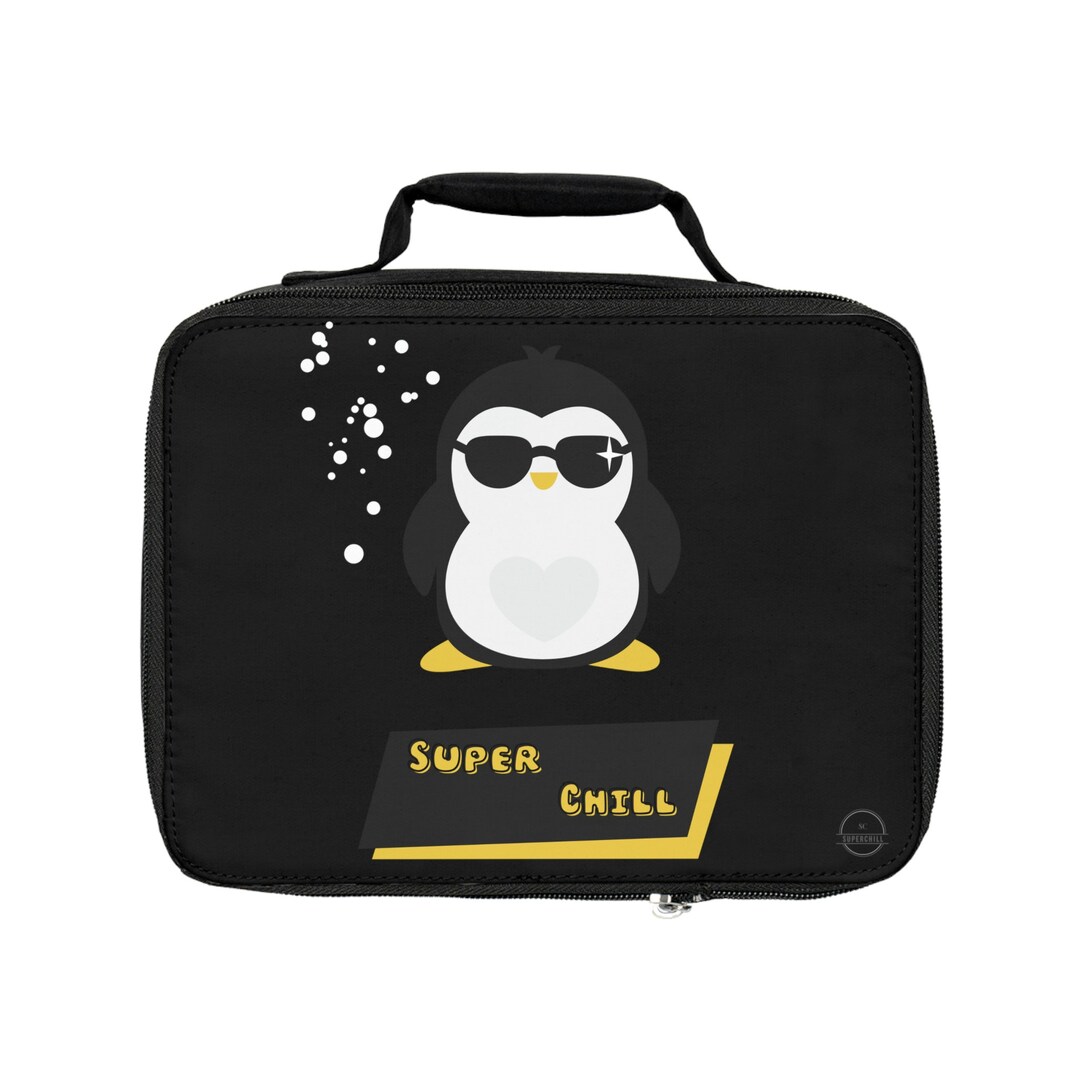 Super Chill Penguin Lunch Bag - Etsy