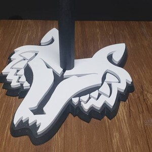 Commander Wolffe Helmet Stand | Plaque | Republic Cog | Wolffe Logo ...