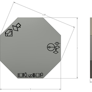Smallville Ship/fortress Key | Octagon | Television | 3D Printed ...
