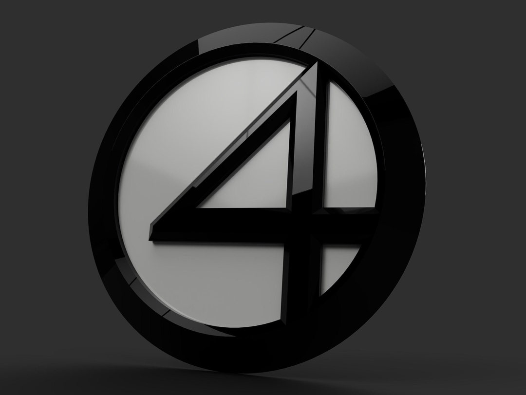 3D Model | Fantastic 4 Chest Emblem | Comic | Film | Krasinski ...
