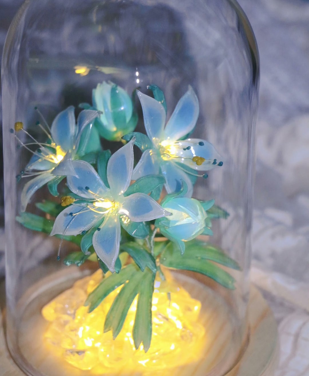 Flower Night Lights Table Lamp Bedside Lamp Bedroom Home Decor Gift for ...