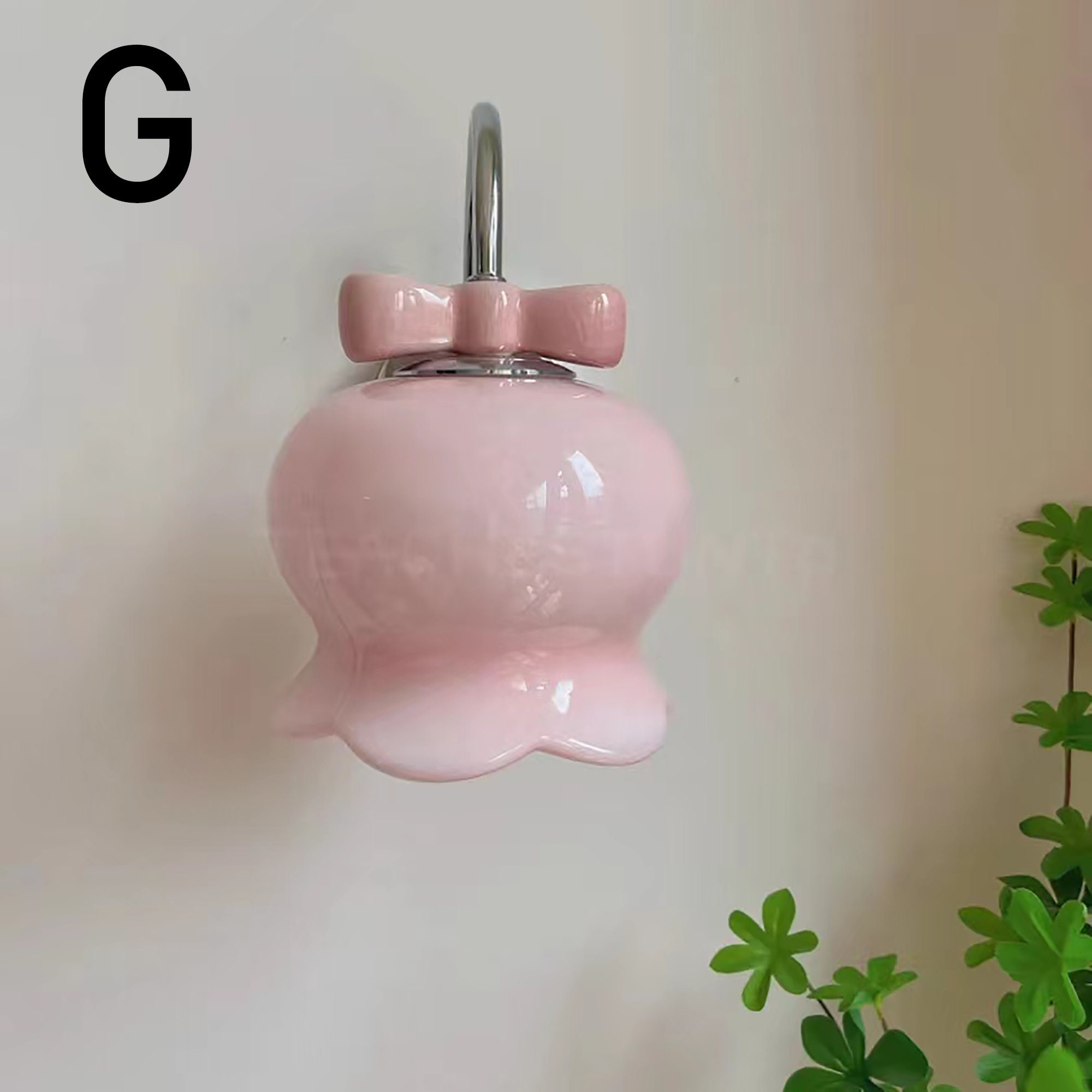 Bellflower Bow Wall Sconce Modern Cream Glass Wall Lights - Etsy