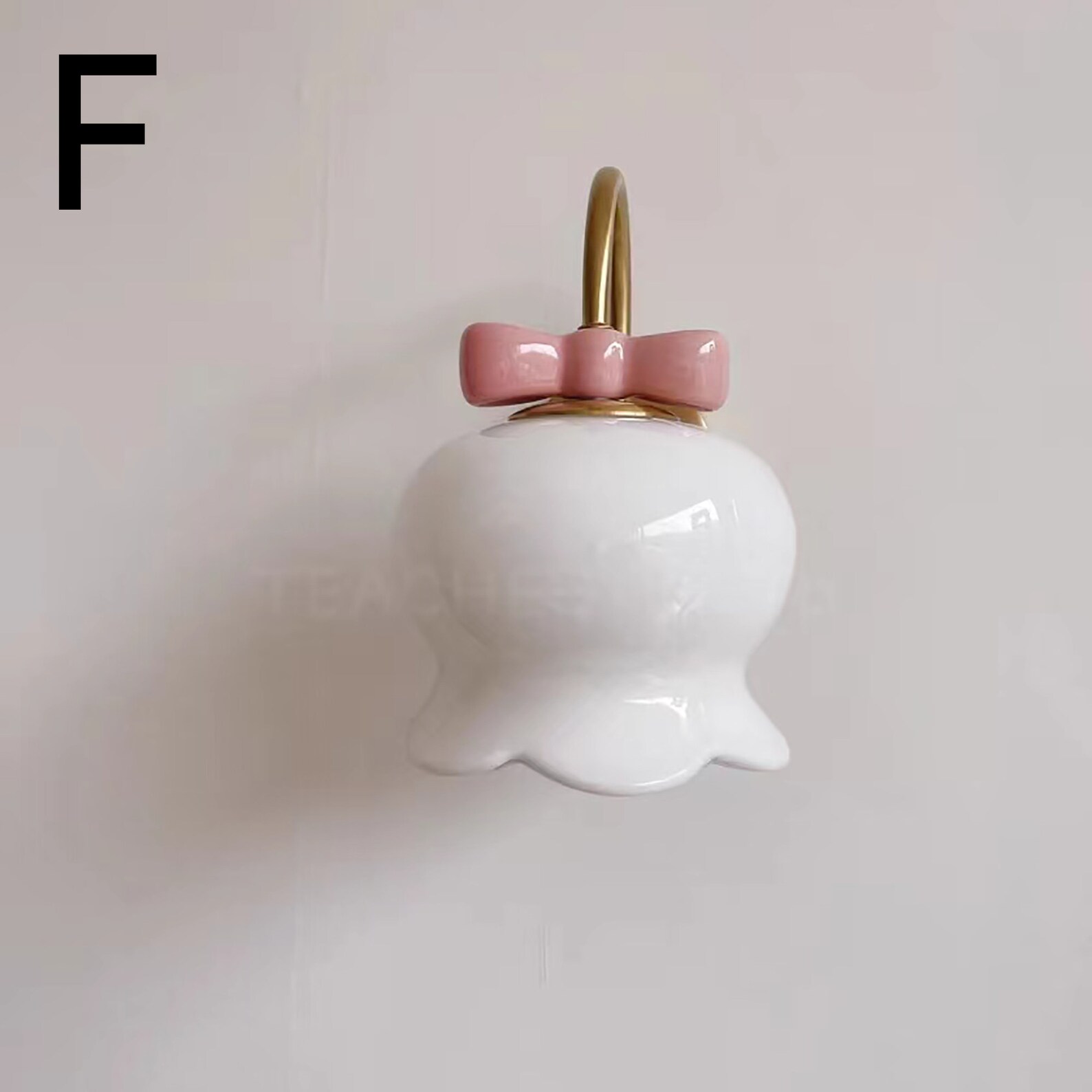 Bellflower Bow Wall Sconce Modern Cream Glass Wall Lights - Etsy