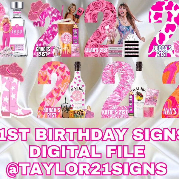 21st Birthday Sign - Etsy