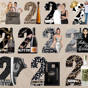 Customized 21st Birthday Sign DIGITAL FILE ONLY - Etsy