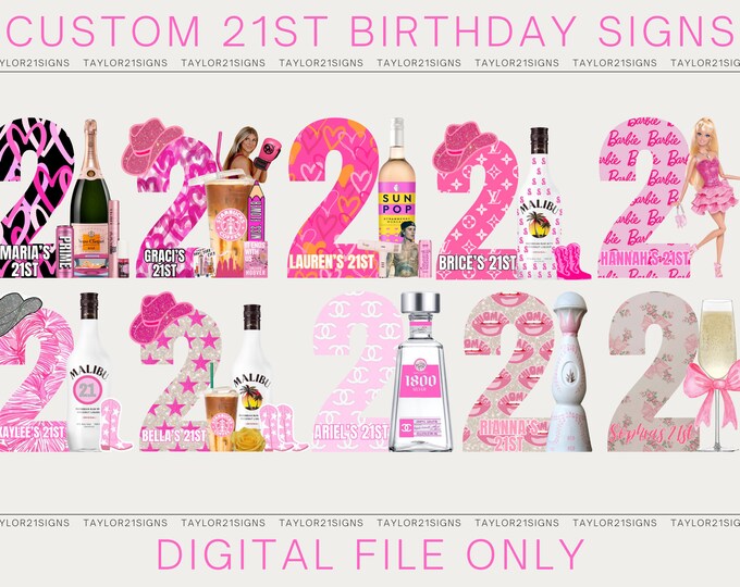 21st Birthday Sign - Etsy
