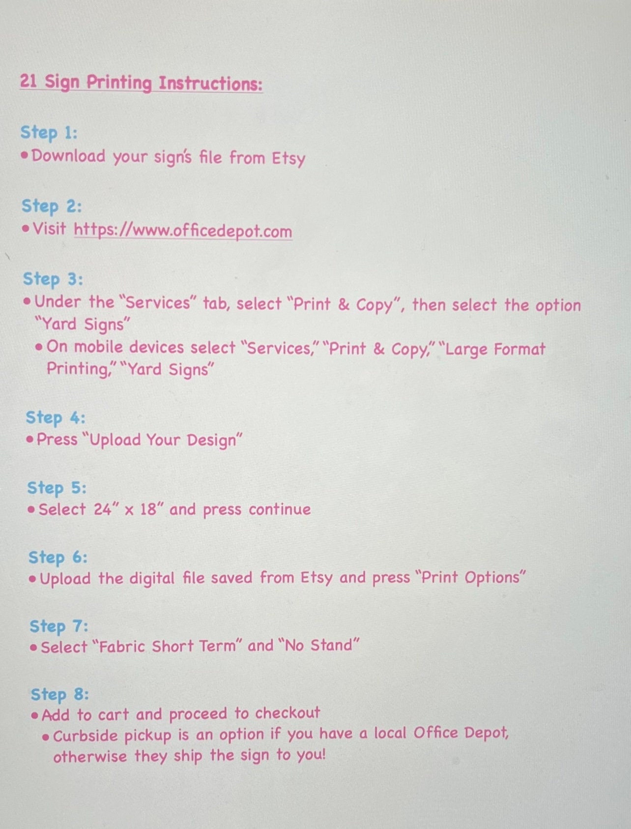 Customized 21st Birthday Sign DIGITAL FILE ONLY - Etsy