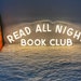 Read All Night Book Club Neon Sign | Book Lover LED Decor - Etsy