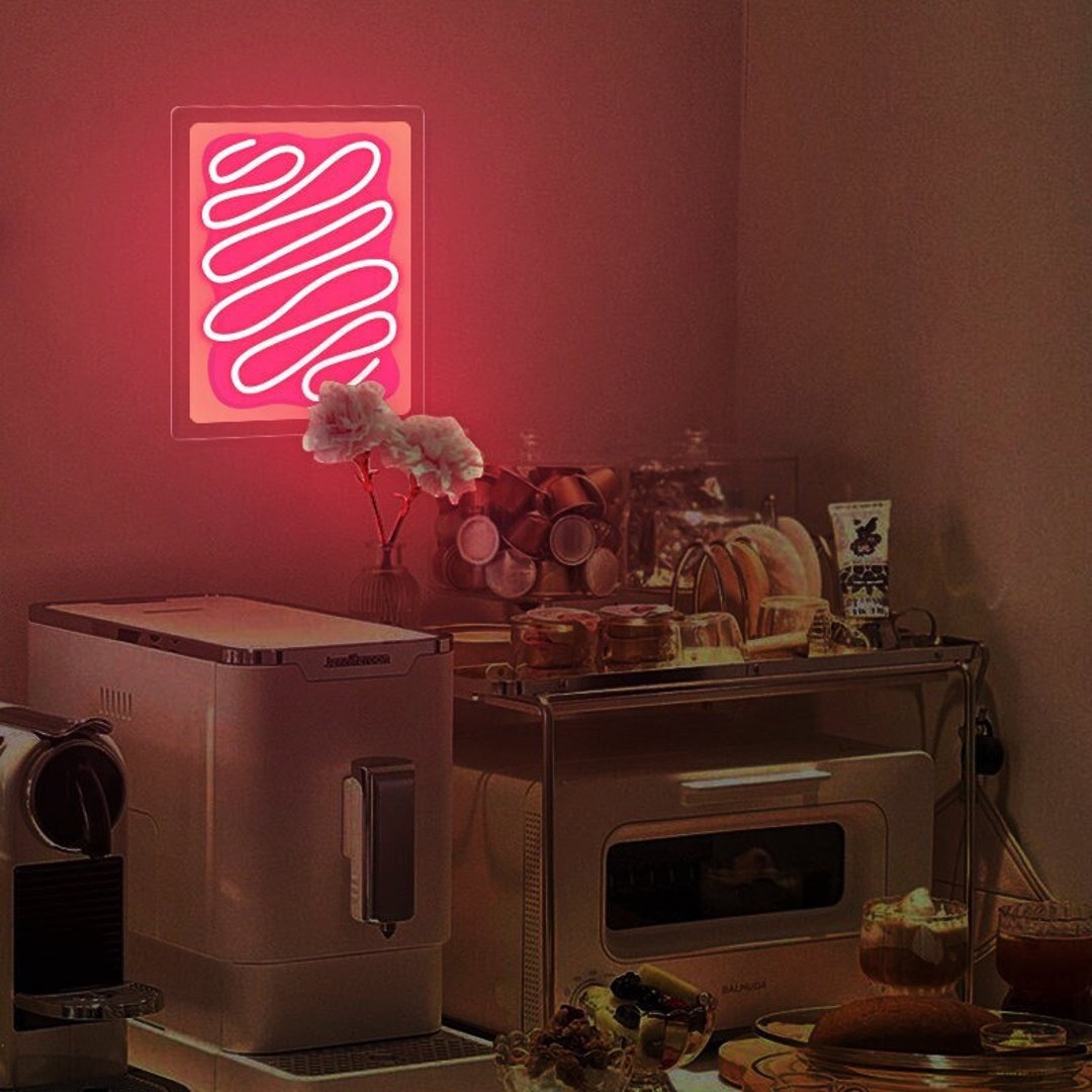 Toast and Jam Neon Sign, Bread Neon Sign, Colorful Kitchen Decor Sign ...