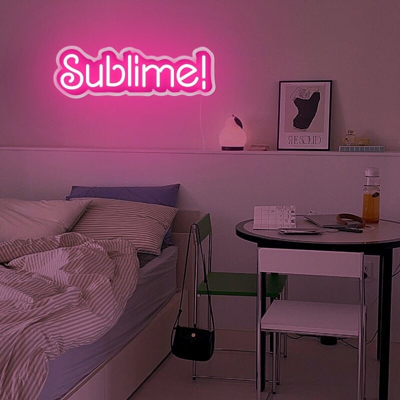 Sublime Neon Sign Party Neon Sign Led Neon Sign Custom Neon - Etsy