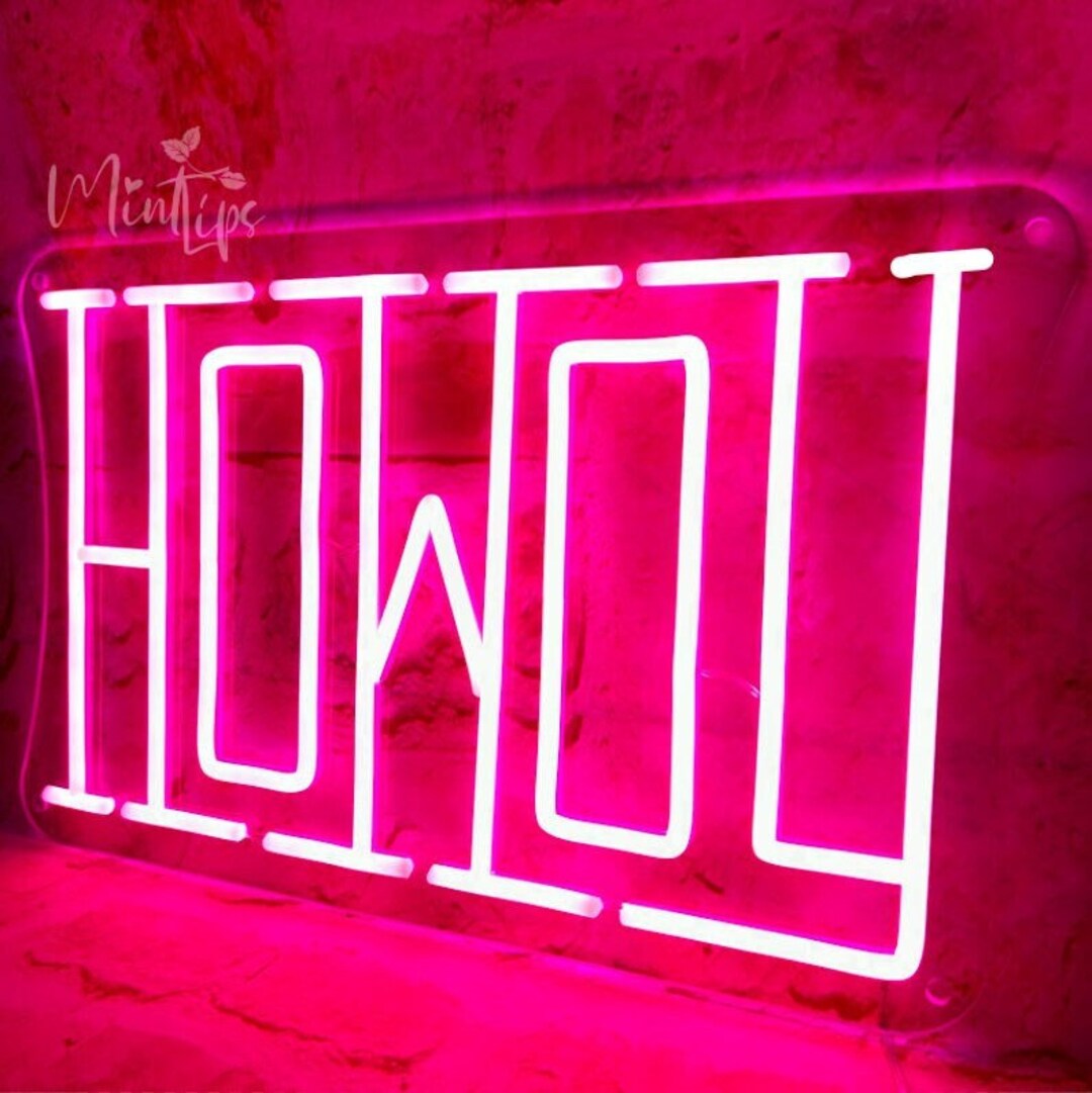 Custom "howdy" LED Neon Sign, Cowboy Ranch Decor - Etsy