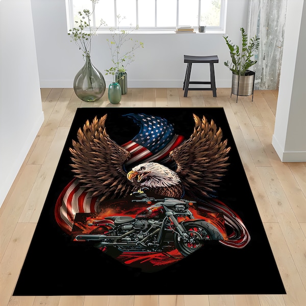 Motorcycle Rug - Etsy