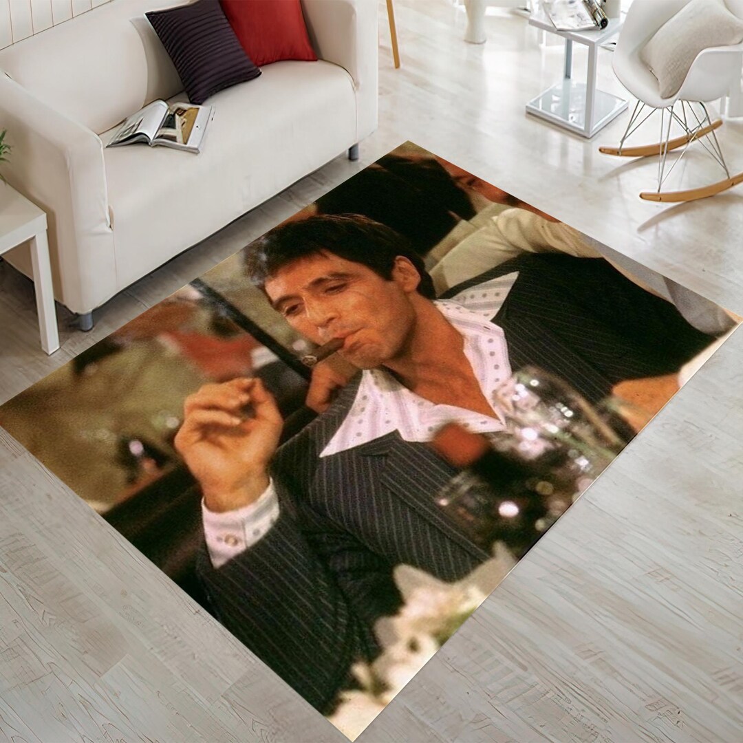 Scarface Rug, Scarface, Tony Montana Rug, Movie Rug, Mafia Rug ...