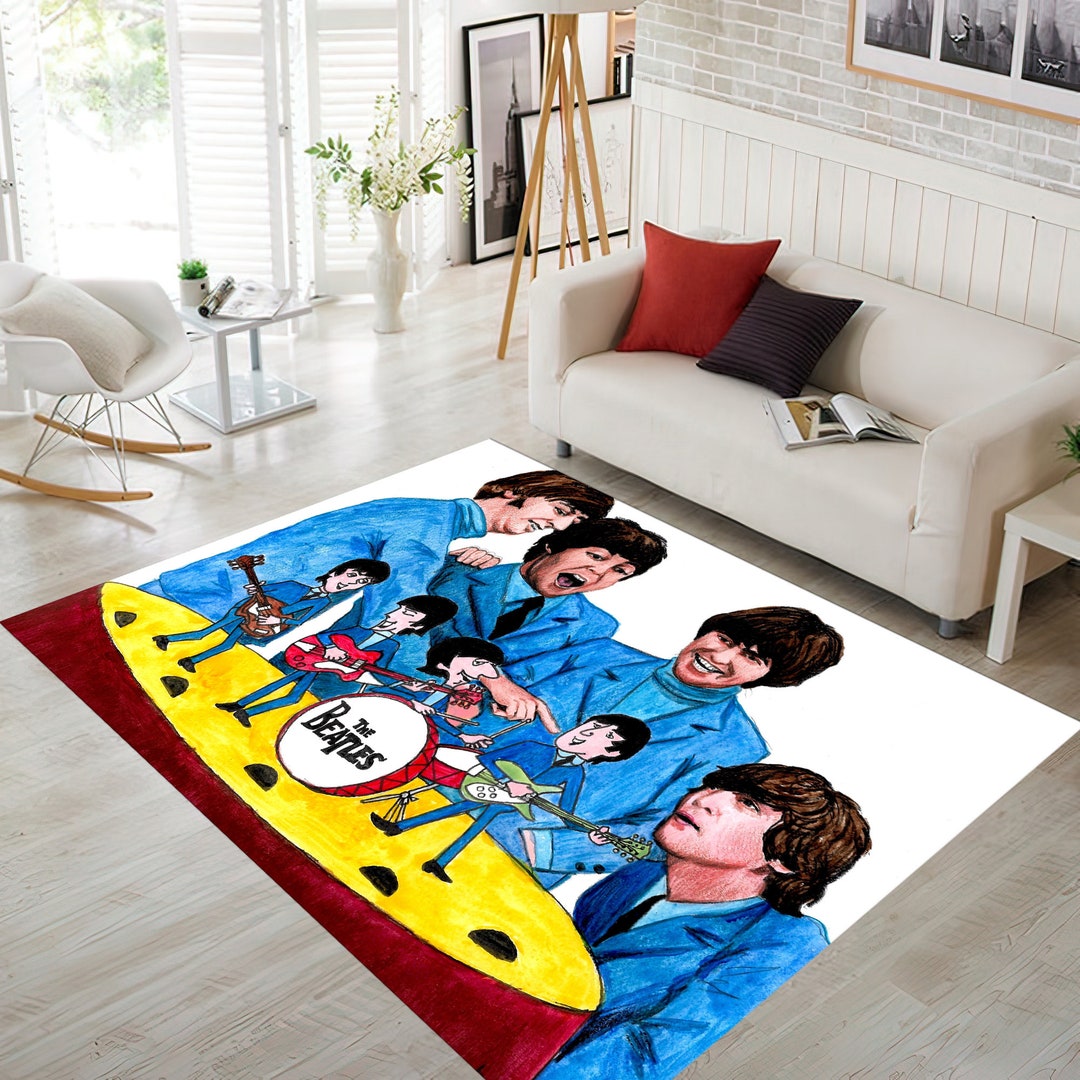 The Beatles,the Beatles Rug, the Beatles Gift ,music Rug, Area Rug, Fan ...