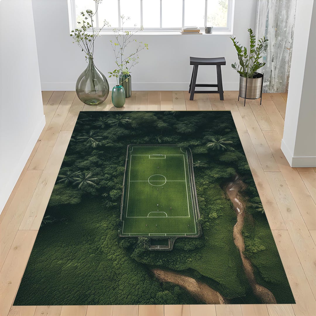Soccer Field Rug, Football Field Rug, Sport Rug, Football Rug, Football ...