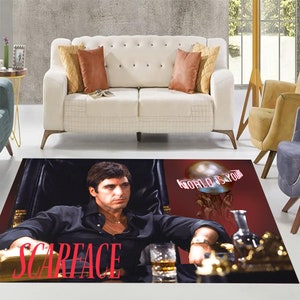 Scarface Rug, Scarface, Tony Montana Rug, Movie Rug, Mafia Rug ...