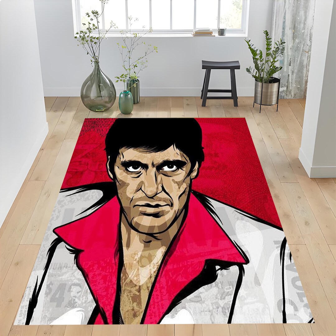Scarface, Scarface Rug, Tony Montana Rug, Movie Rug, Mafia Rug ...