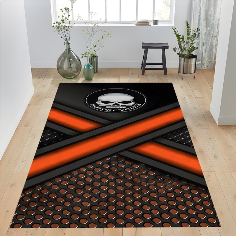 Motorcycle Rug - Etsy