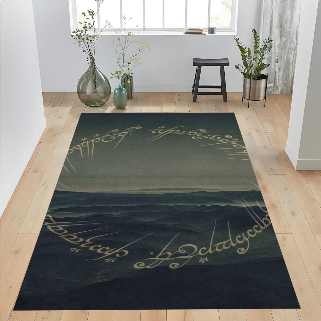The Lord of the Ring Rug, Lord of Rings Rug, Lord of the Rings Rug ...