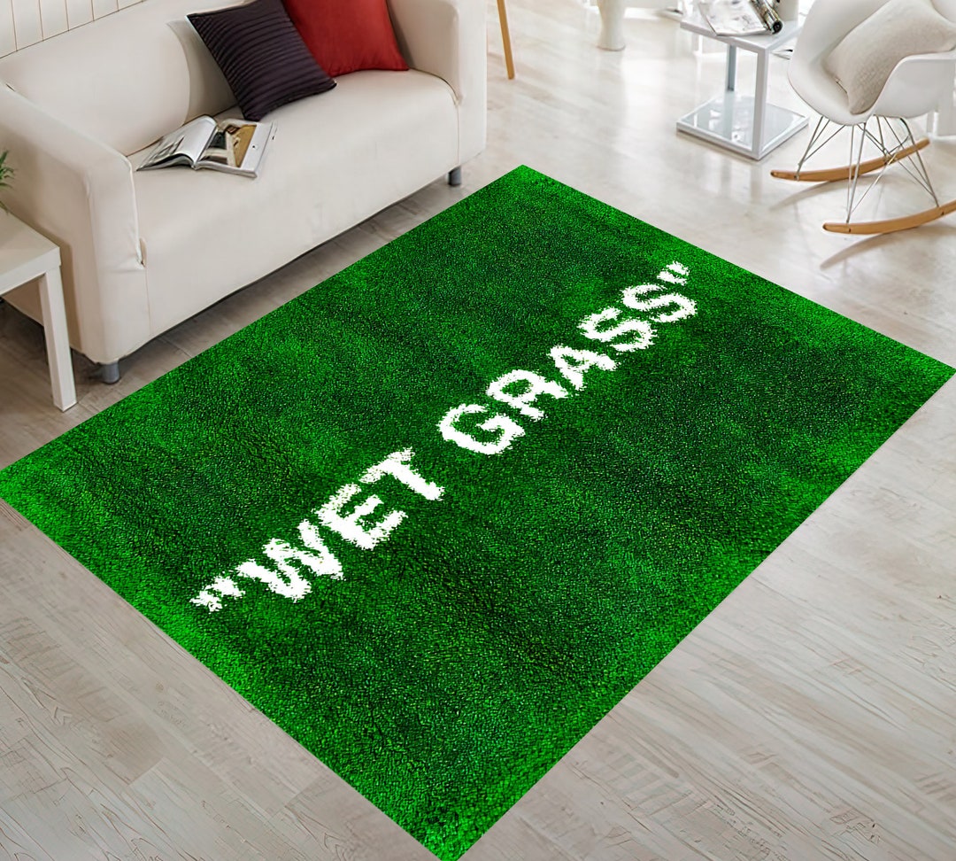 Wet Grass, Wet Grass Rug,area Rug,grass Rugs for Living Room,wet Grass ...