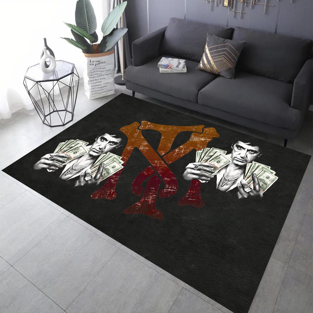 Scarface Rug: Tony Montana Movie Room Decor - Etsy