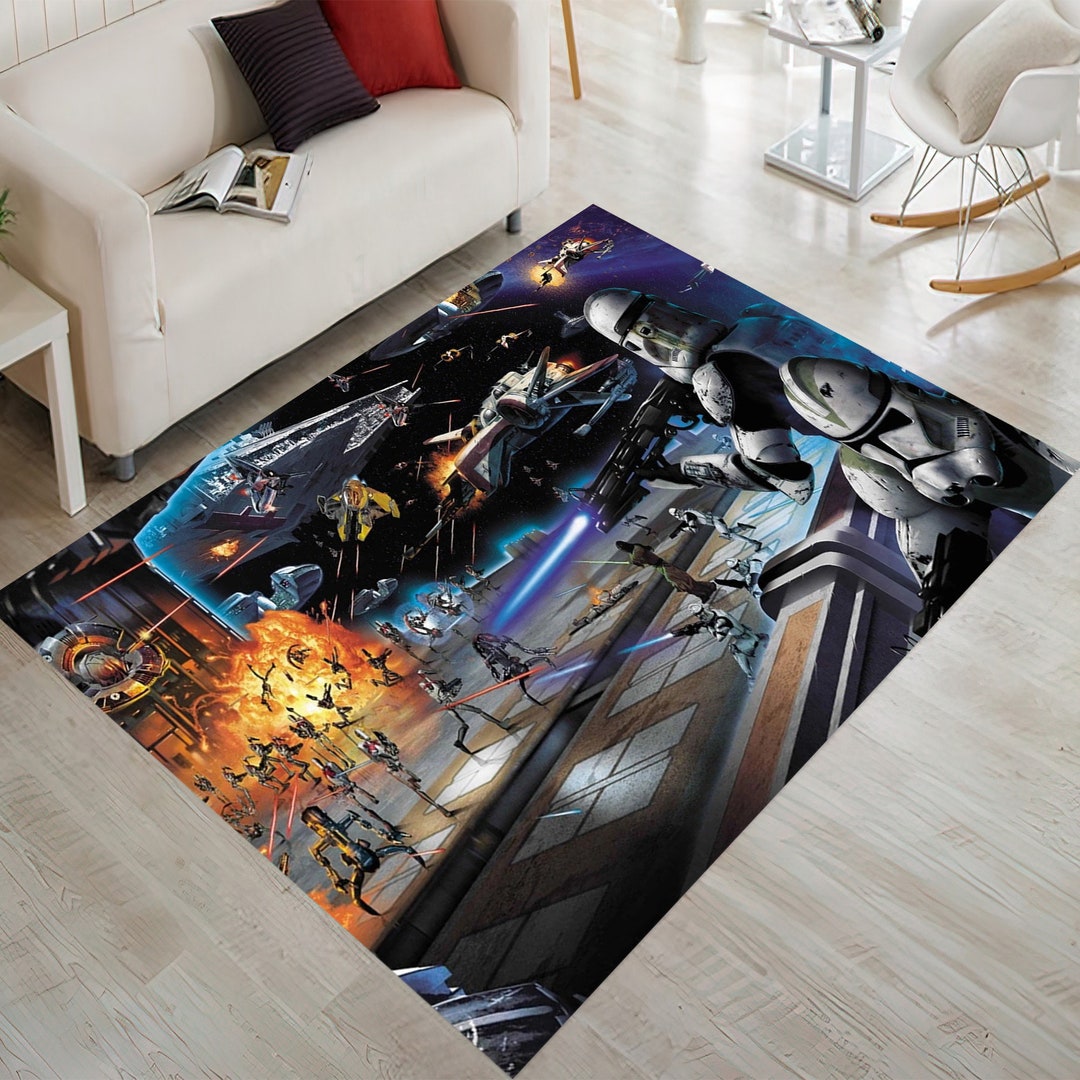 Starwars Rug, Starwars Lightsaber Rug, Star Wars Rug, Star Wars Rugs ...