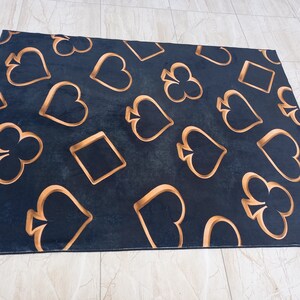 Poker Card, Playing Cards Symbols,poker Game,casino Party Decor Rug ...