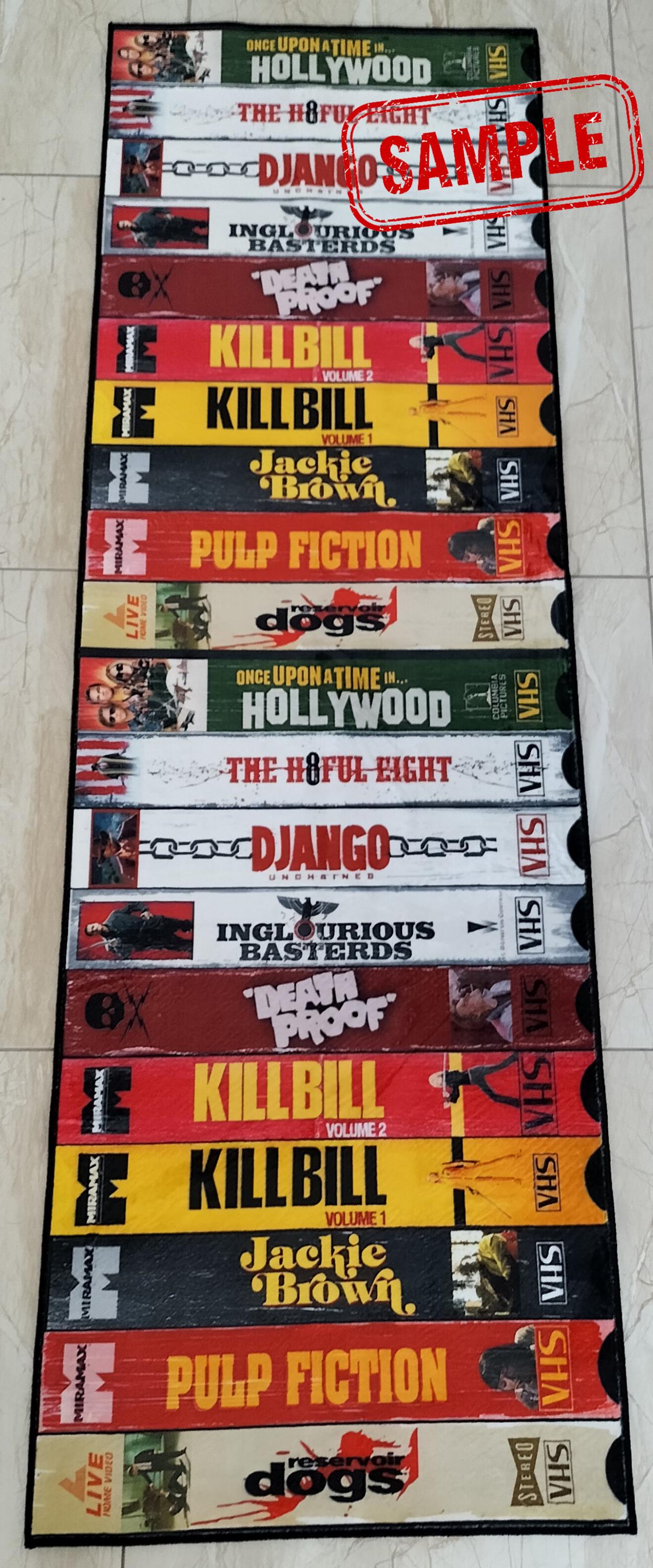 VHS Horror Movie Rug: Retro Cinema Room Decor - Etsy