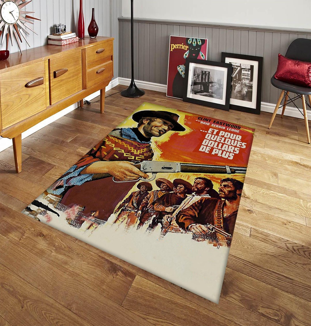 Cowboy Rug, Western Rug, Gift for Him, Popular Rug, for Living Room Rug ...