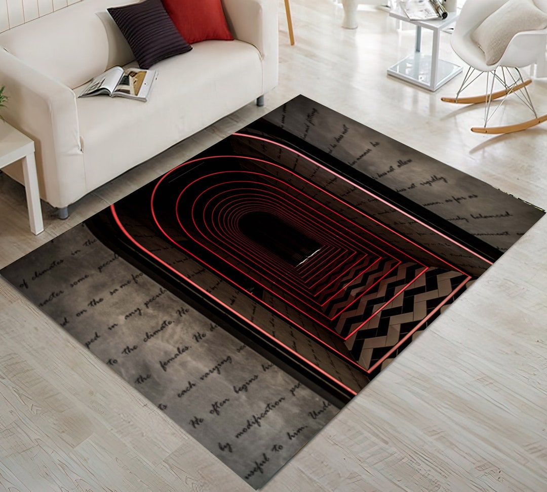 Optical Illusion Rug,optical Illusion,vortex Rug, 3D Vortex Illusion ...
