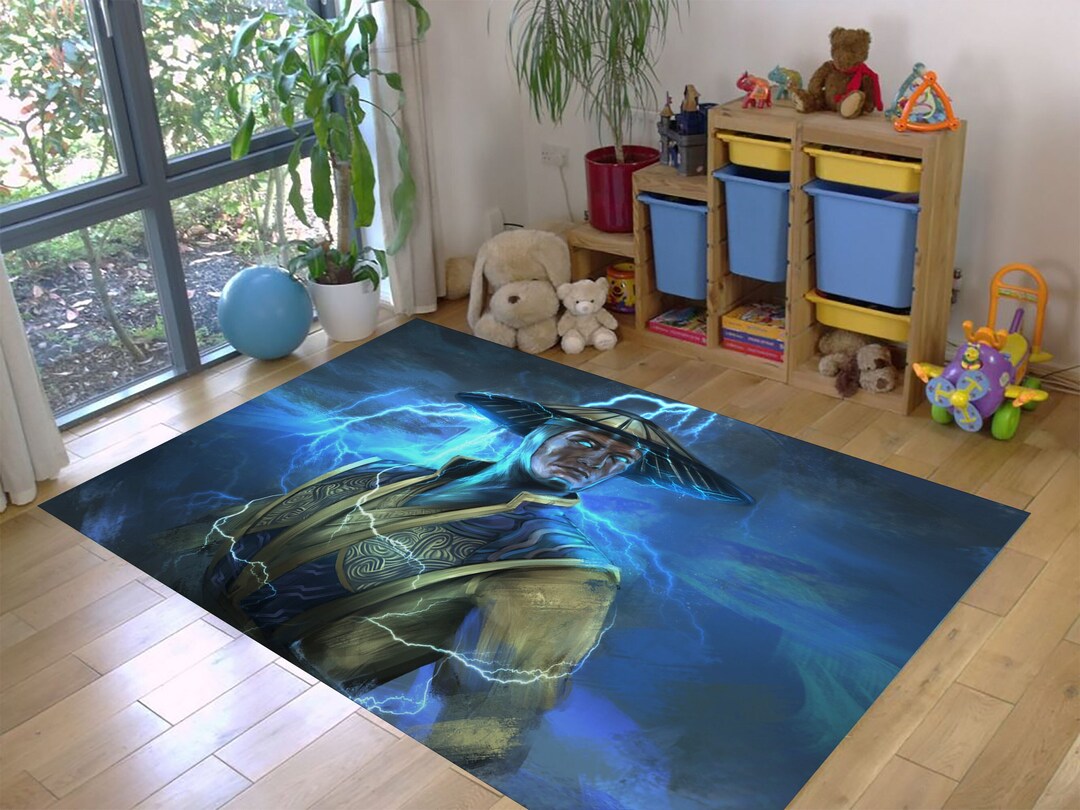 Katana Rug, Knife Rug, Ninja Rug, Combat Rug, Scorpion Rug, Kids Room ...