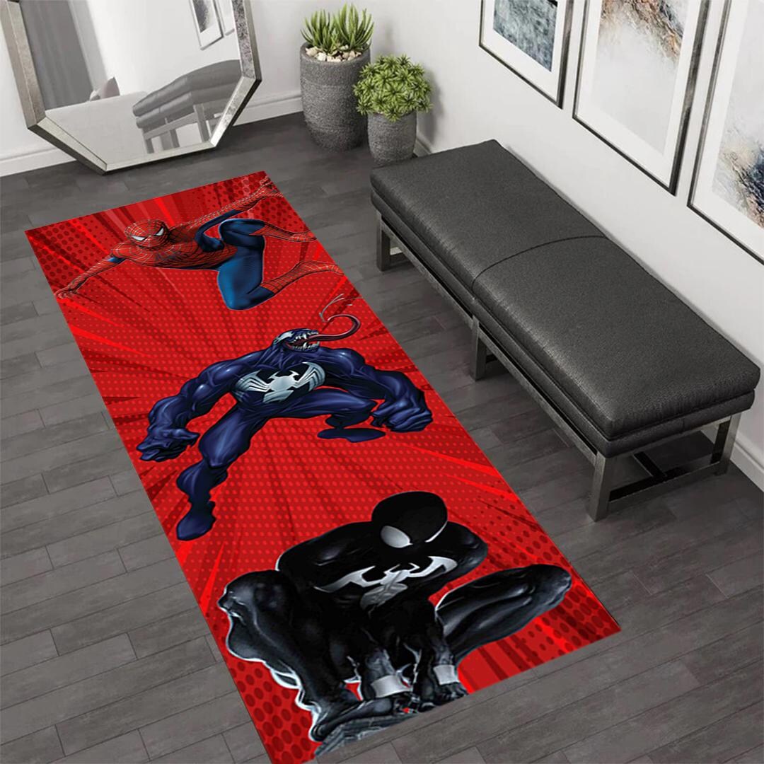 Spiderman Runner Rug: Non-slip Comic Book Hallway Rug - Etsy