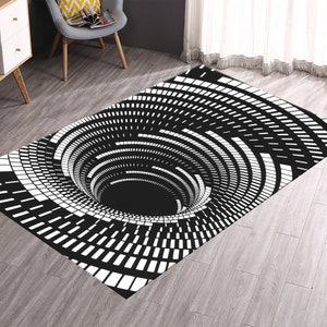 Vortex Rug , 3D Vortex Illusion, Illusion Rug, Vortex Illusion Rug, 3D ...