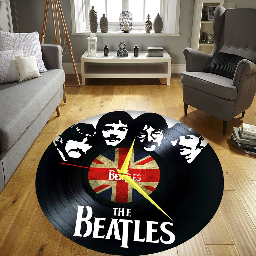 The Beatles, the Beatles Rug, Round Rug, Fan Rug, the Beatles Pattern ...