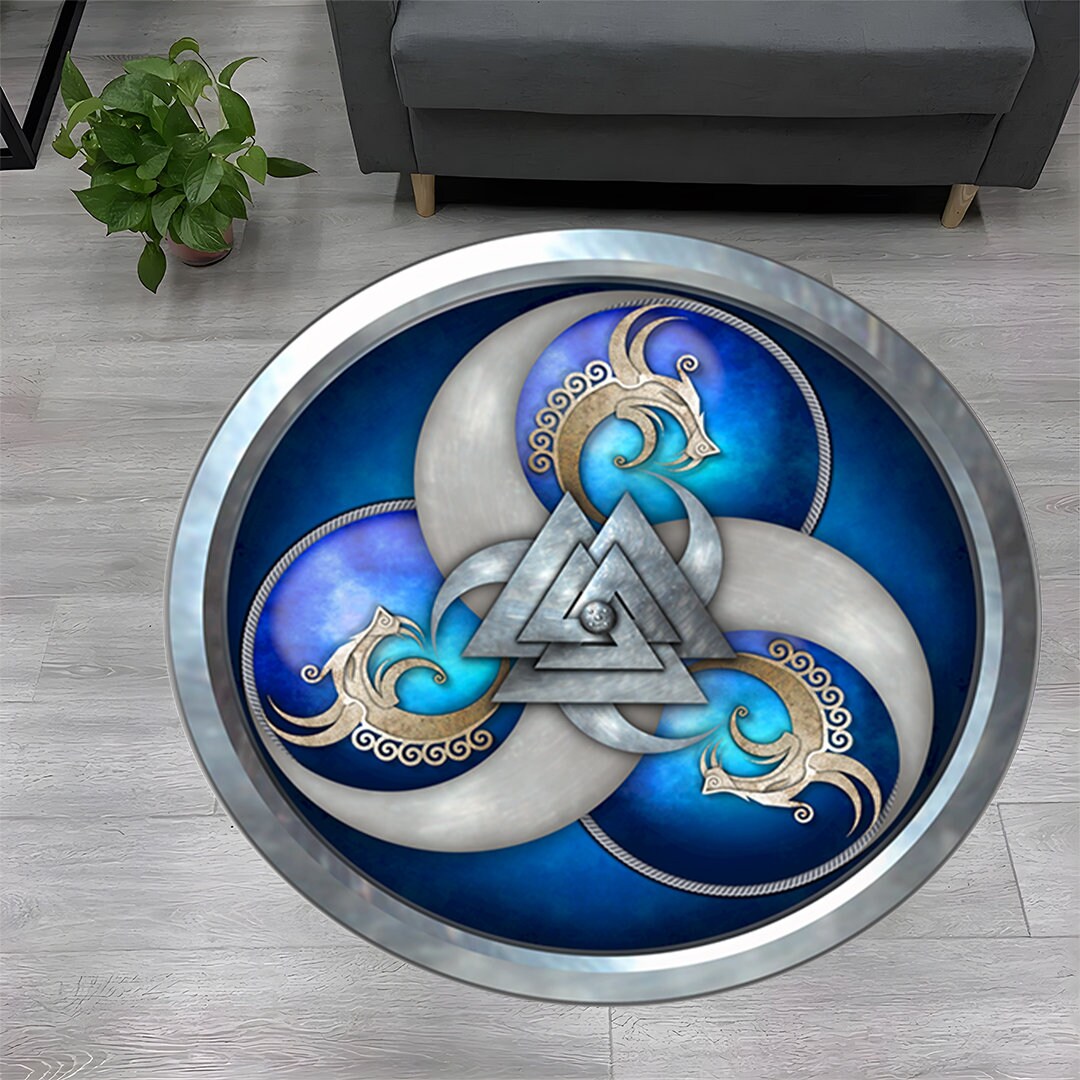 Dragon Round Rug,japanese Life Dragon Rug,round Rug, Complicated Dragon ...