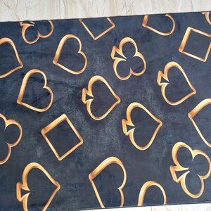 Poker Card, Playing Cards Symbols,poker Game,casino Party Decor Rug ...